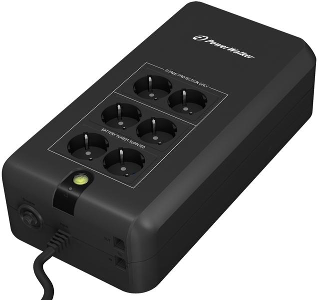 UPS POWERWALKER VFD 800 APFC, 800VA, Off-Line на топ цена | ВАЛИ Компютърс