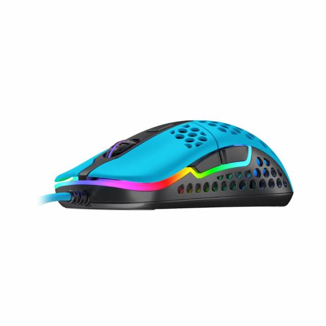 Геймърска мишка Xtrfy M42 Miami Blue, RGB, Син на топ цена | ВАЛИ Компютърс