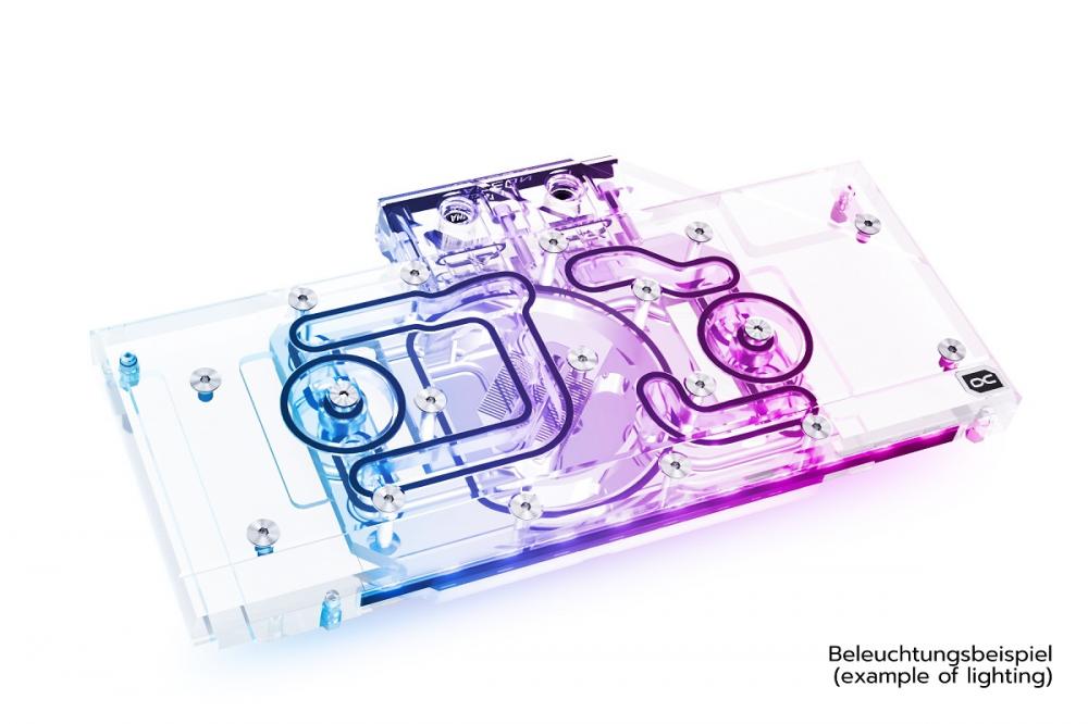GPU Water Block Alphacool Eisblock Aurora Acryl GPX-A Radeon RX 6700XT ...