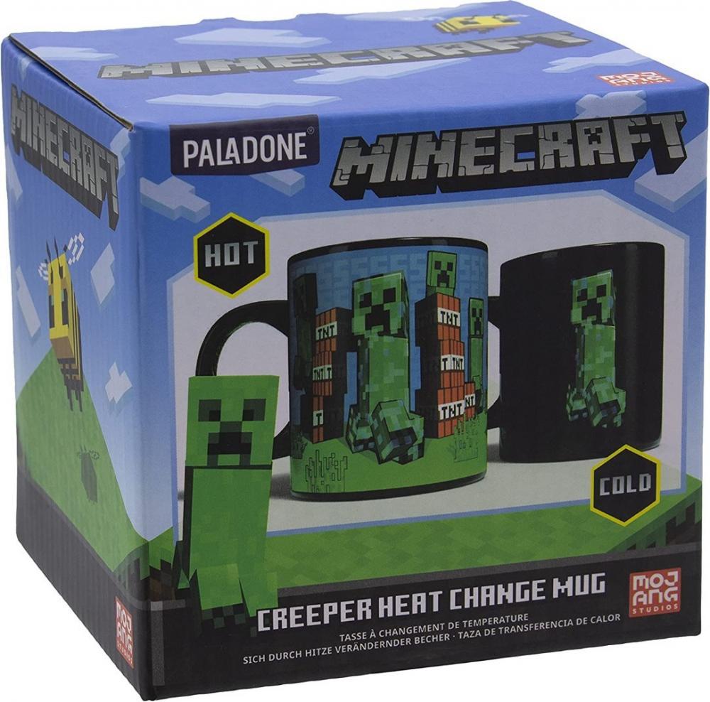 Чаша Paladone Minecraft Creeper Heat Change Mug на топ цена | ВАЛИ ...