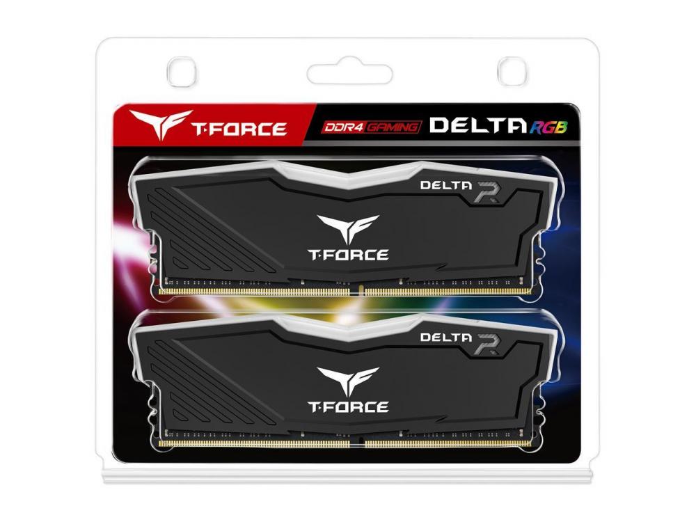 Памет Team Group T-Force Delta RGB Black DDR4 16GB (2x8GB) 3600MHz 1 ...