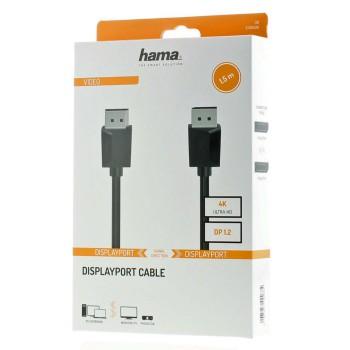 Кабел HAMA 200696, DisplayPort мъжко - DisplayPort мъжко, 1.5 m, Ultra ...