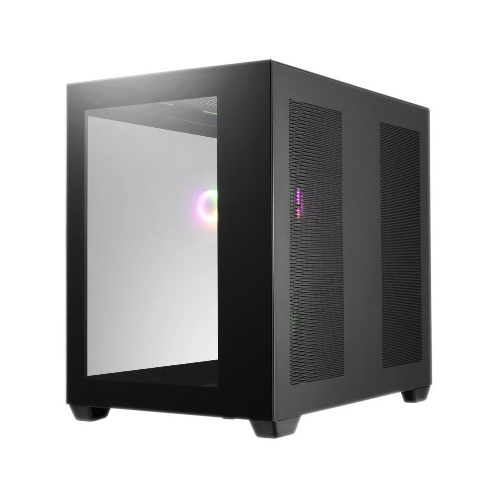 Case FSP CMT380 Black ARGB TG, ATX Mid Tower, Black