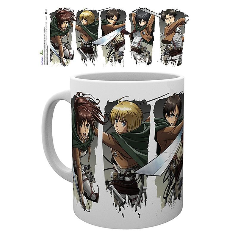 ABYSTYLE ATTACK ON TITAN Mug Character Montage