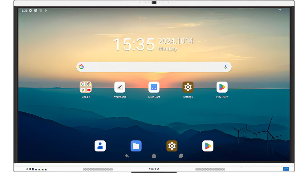 METZ Interactive touch display with built-in camera 75SG1 75"