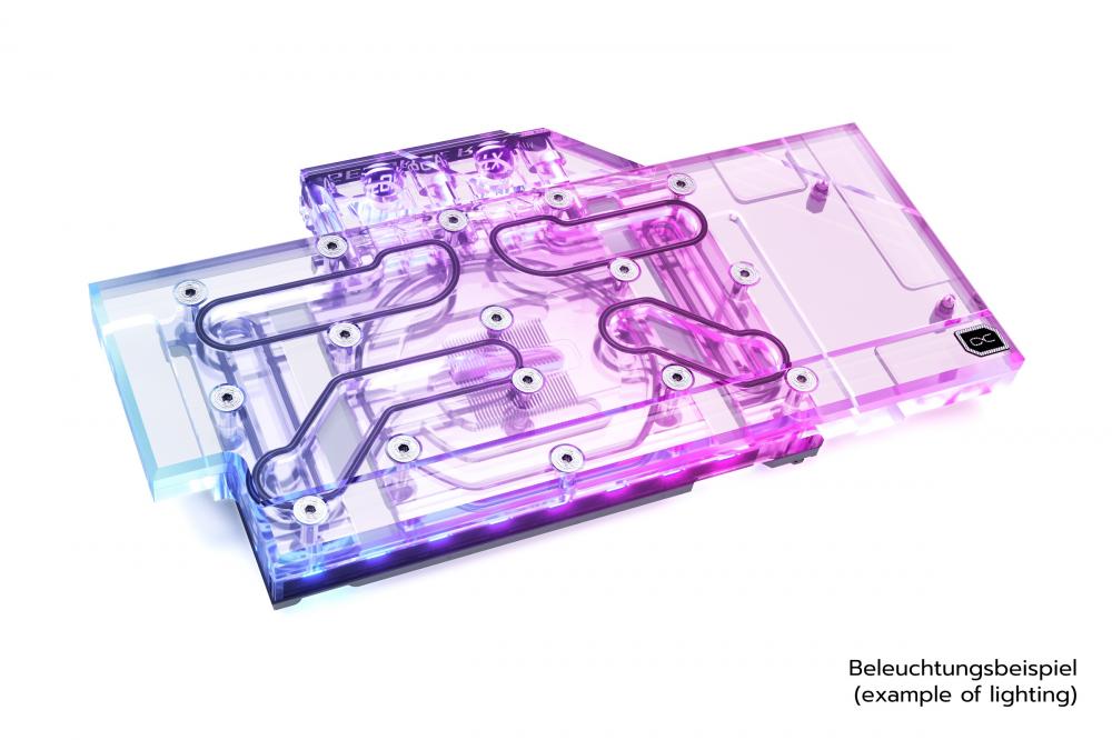 GPU Water Block Alphacool Eisblock Aurora Acryl GPX-N RTX 3090/3080 ...