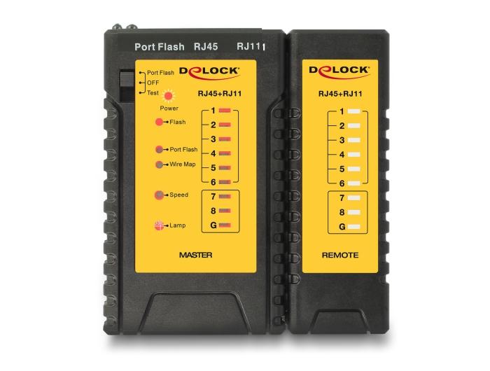 Delock Cable Tester RJ45 / RJ12 / PoE
