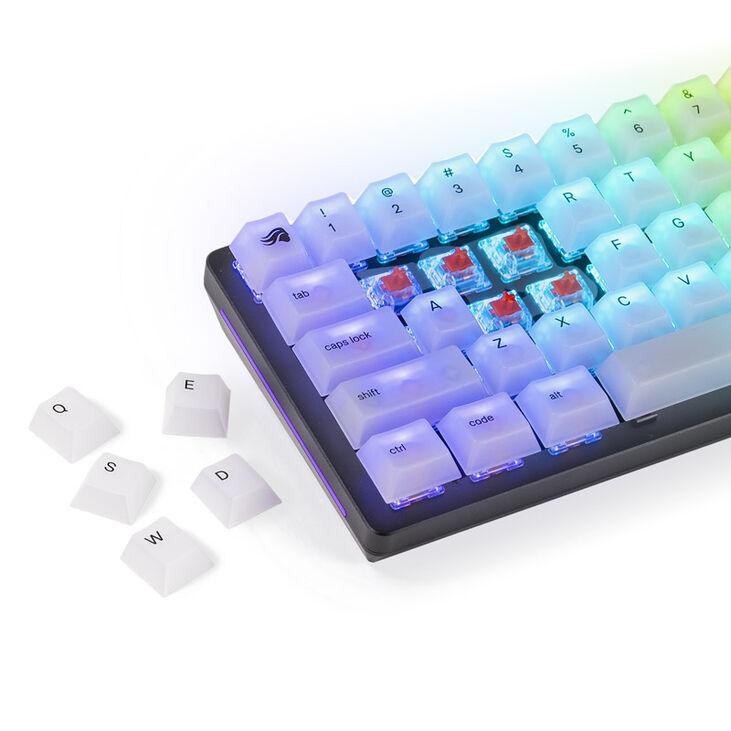 Капачки за механична клавиатура Glorious Polychroma RGB PBT 115-Keycaps ...